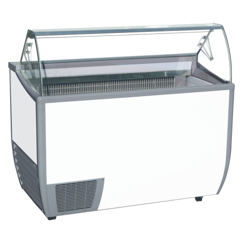 7 Flavour Ice Cream Scooping Cabinet